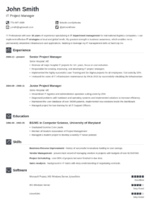 List of Best Templates for an Original Resume Example