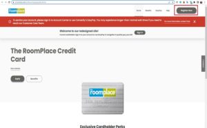 The Room Place Credit Card Payment