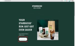 Is Starbucks on Grubhub?