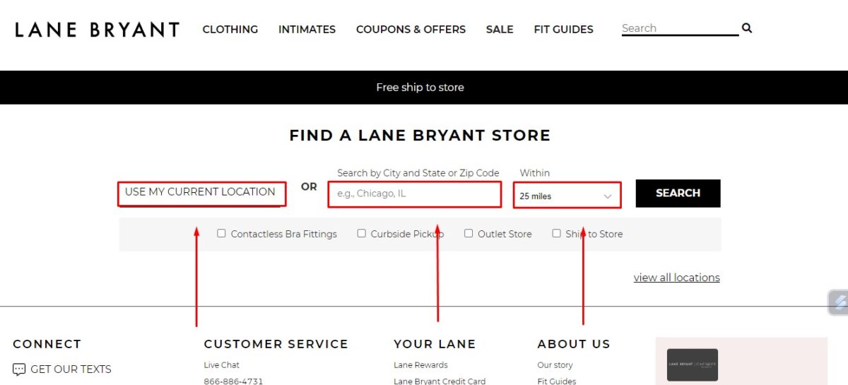 Lane Bryant Closest To Me
