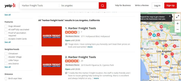 Where to find Harbor Freight Near Me?