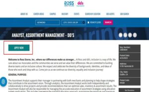 How to send a Ross careers application?