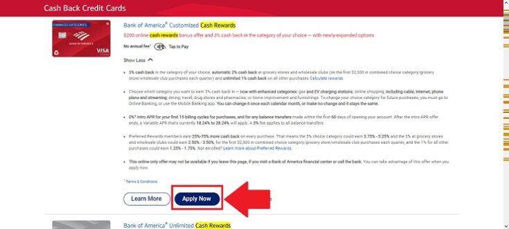Bank of America cash Rewards • Get discounts and special offers!
