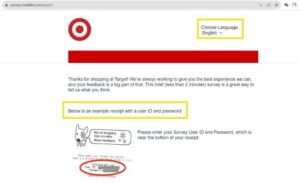 Guideline to complete Informtarget.com Target Receipt Survey